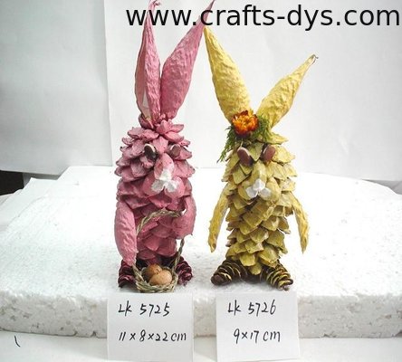 Handicraft rubbit,Bark and grass handmade,easter decoration,easter gifts,easter ornament,garden decoration