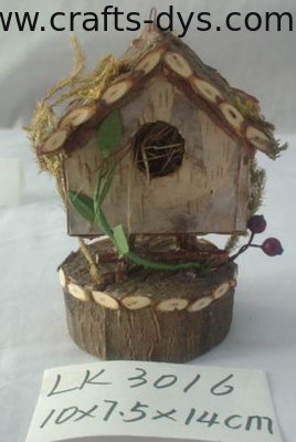 Handicraft small house,Natural material Easter day decoration and home decoration,High quality with competitive price