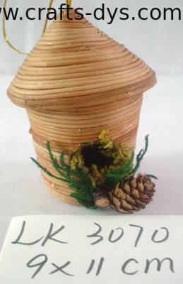 Handicraft small house,Natural material Easter day decoration and home decoration,High quality with competitive price