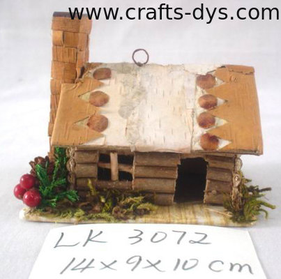 Handicraft small house,Natural material Easter day decoration and home decoration,High quality with competitive price