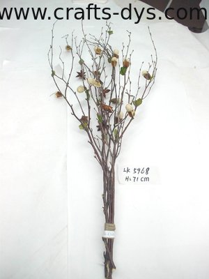 Handmade branch of tree,H:71CM,Natural material holiday decoration and home decoration