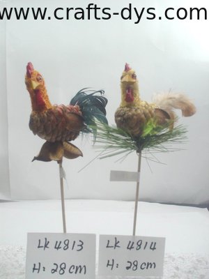 Handmade cock,Size:h:28cm,High quality with competitive price,Easter Ornaments and gifts