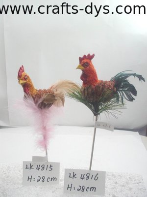 Handmade cock,Size:h:28cm,High quality with competitive price,Easter Ornaments and gifts