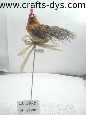 Handmade cock,Size:h:28cm,High quality with competitive price,Easter Ornaments and gifts