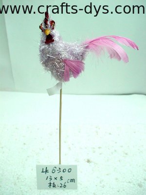 Handmade cock,Size:13X5cm,High quality with competitive price,Easter Ornaments and gifts