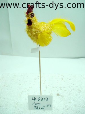 Handmade cock,Size:13X5cm,High quality with competitive price,Easter Ornaments and gifts