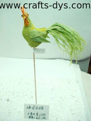 Handmade cock,Size:13X5cm,High quality with competitive price,Easter Ornaments and gifts