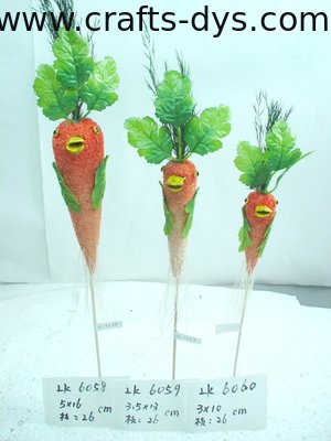 Handmade carrots,Size:4×18；25cm,Natural material holiday gifts and home decoration,High  quality with competitive price