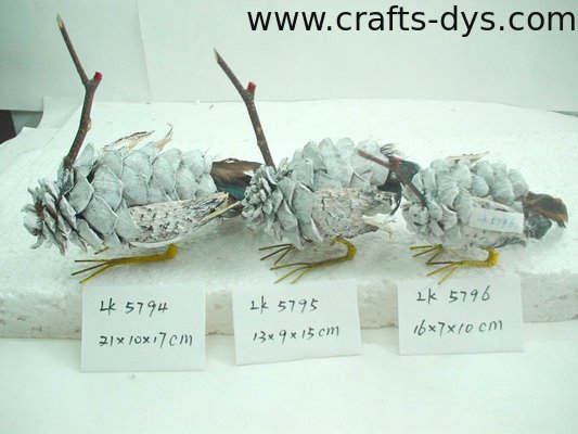 2018 new Handmade ostrich,Bark, branches and grasses made,holiday gifts ornaments and home decoration