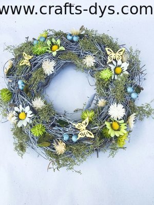 Easter wreath，easter decoration,easter gifts,easter ornament,garden decoration,holiday decorations
