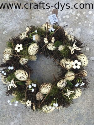 Easter wreath，easter decoration,easter gifts,easter ornament,garden decoration,holiday decorations