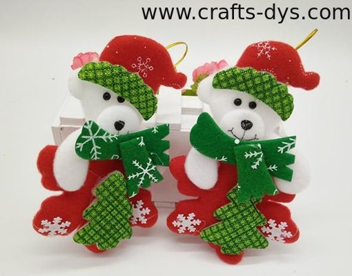 Plush Christmas decorations The Christmas tree to hang，hanger for window and door,party hanger