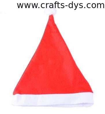 Christmas decorations Christmas hat belt design decorative pattern non-woven adult luminous Christmas hat children gifts