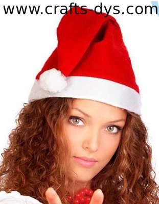 Christmas decorations Christmas hat belt design decorative pattern non-woven adult luminous Christmas hat children gifts