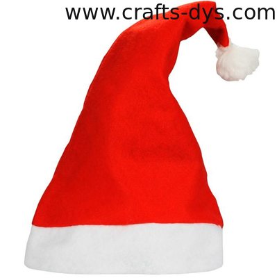 Christmas decorations Christmas hat belt design decorative pattern non-woven adult luminous Christmas hat children gifts