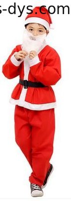 Santa Claus clothes suit Christmas dress suit adult male girl children Christmas dress clothes
