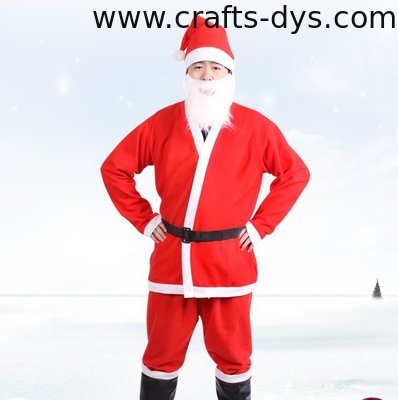 Santa Claus clothes suit Christmas dress suit adult male girl  Christmas dress clothes