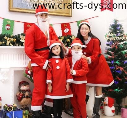 Santa Claus clothes suit Christmas dress suit adult male girl  Christmas dress clothes