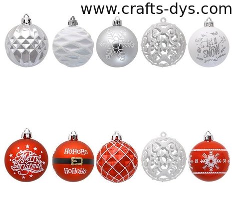 Christmas ball ornaments boxes 20 red gold 6 cm silver Christmas tree ornaments hanging pieces of household goods