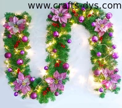 Christmas decorations  wreath door act the role of cane wreaths hanging loop window medallion set decoration supplies