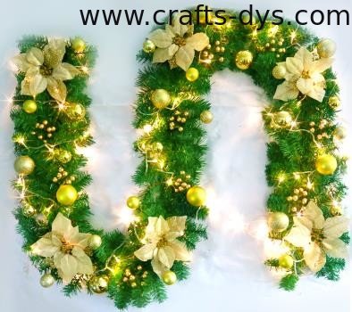 Christmas decorations  wreath door act the role of cane wreaths hanging loop window medallion set decoration supplies