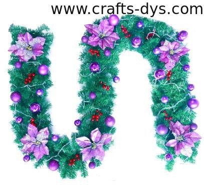 Christmas decorations  wreath door act the role of cane wreaths hanging loop window medallion set decoration supplies
