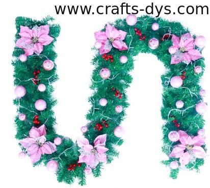 Christmas decorations  wreath door act the role of cane wreaths hanging loop window medallion set decoration supplies