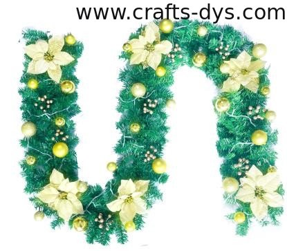 Christmas decorations  wreath door act the role of cane wreaths hanging loop window medallion set decoration supplies
