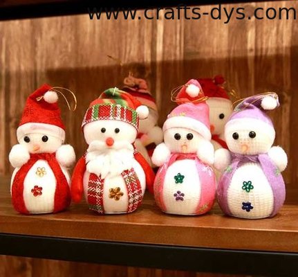 Christmas decorations foam snowman pendant The Christmas tree snowman doll accessories accessories little figurines