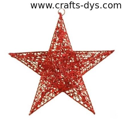 Wrought iron hollow three-dimensional pentagram Christmas decoration stores hotel opening condole top wedding layout