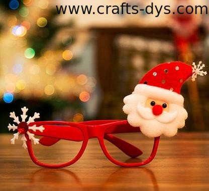Christmas decorations adult children toy Santa snowman antlers glasses frameless cartoon glasses frame