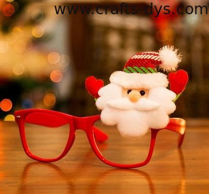 Christmas decorations adult children toy Santa snowman antlers glasses frameless cartoon glasses frame