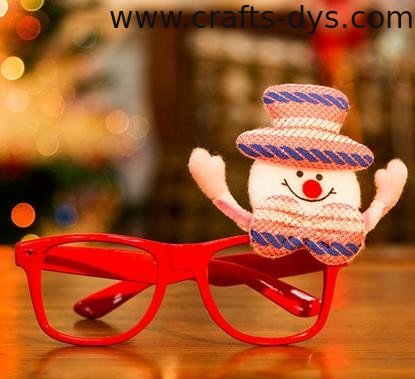 Christmas decorations adult children toy Santa snowman antlers glasses frameless cartoon glasses frame