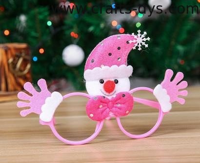 Christmas decorations adult children toy Santa snowman antlers glasses frameless cartoon glasses frame