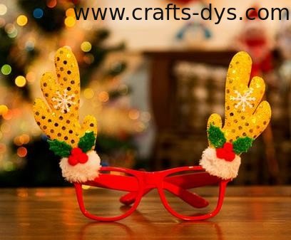 Christmas decorations adult children toy Santa snowman antlers glasses frameless cartoon glasses frame