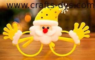 Christmas decorations adult children toy Santa snowman antlers glasses frameless cartoon glasses frame