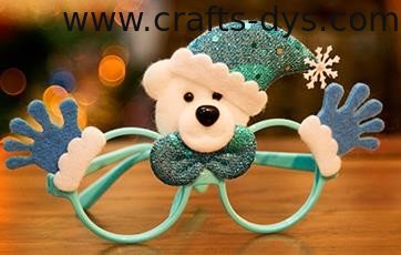 Christmas decorations adult children toy Santa snowman antlers glasses frameless cartoon glasses frame