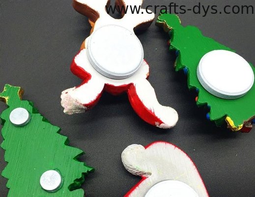 Winter elk Christmas tree refrigerator magnet,christmas decoration ornaments