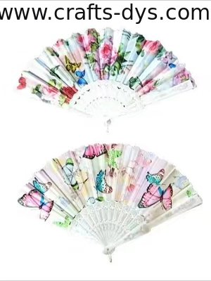 Chinese wind plastic silk fan, fan dance, Ms. Fan, fan gift, wedding, with a fan performance with a fan