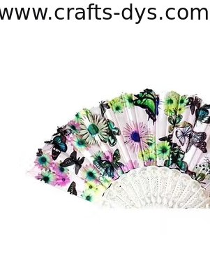 Chinese wind plastic silk fan, fan dance, Ms. Fan, fan gift, wedding, with a fan performance with a fan