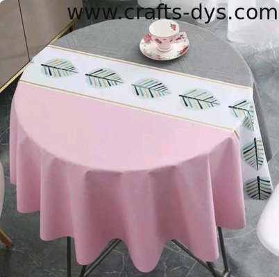 Fabric waterproof PVC tablecloth