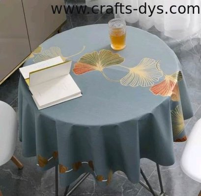 Fabric waterproof PVC tablecloth