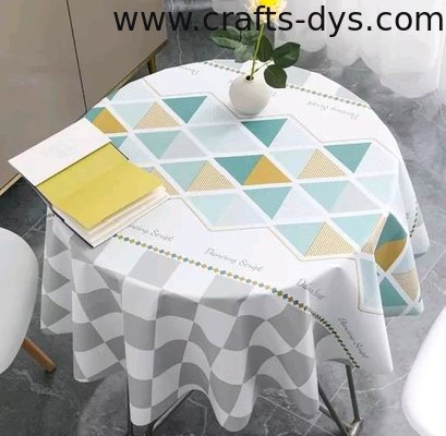 Fabric waterproof PVC tablecloth