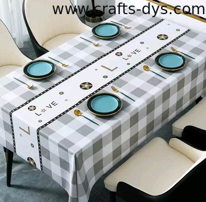 Fabric waterproof PVC tablecloth,table cover cloth