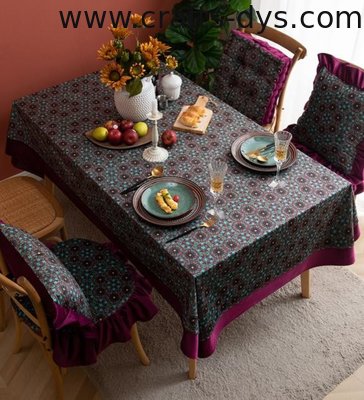 Vintage tablecloth,table cover cloth,tablecloth，Polyester fiber cloth, table cloth，tea table cloth，polyester product，