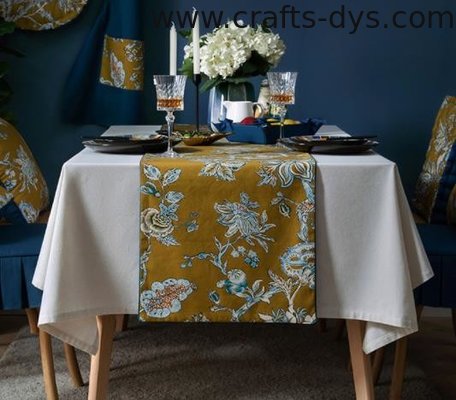 Table flag，Nordic light much wind embroidery table flag square tablecloth restaurant dining table cloth creative persona
