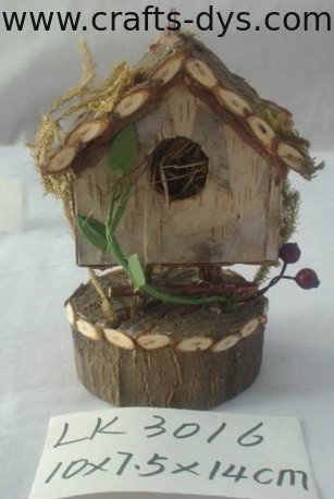 Handicraft small house,Natural material Easter day decoration and home decoration,High quality with competitive price