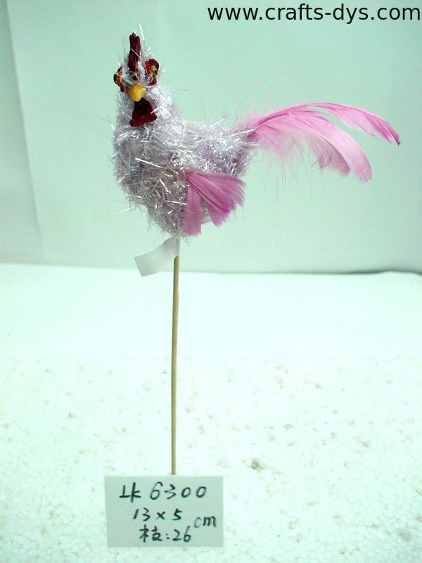 Handmade cock,Size:13X5cm,High quality with competitive price,Easter Ornaments and gifts