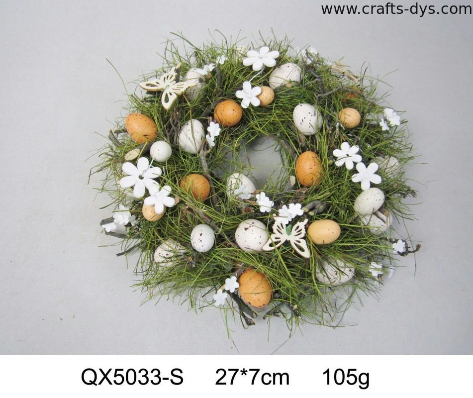 Easter wreath，easter decoration,easter gifts,easter ornament,garden decoration,holiday decorations
