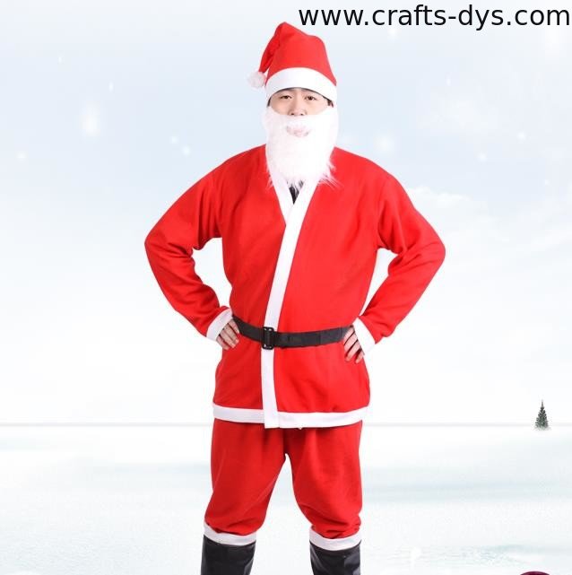 Santa Claus clothes suit Christmas dress suit adult male girl  Christmas dress clothes